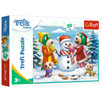 Puzzle Trefl Iarna Trefliks (18300) cumpără in Moldova si Chisinau