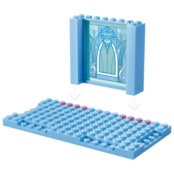 Конструктор LEGO Elsa's Ice Castle & Snow Ride Adventure Синий